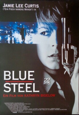 BLUE STEEL German A1 movie poster JAMIE LEE CURTIS 1990 NM | eBay