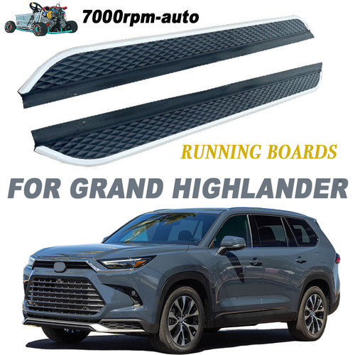 2PCS Running Boards Fits For Grand Highlander 2023 2024 Side Step Nerf ...