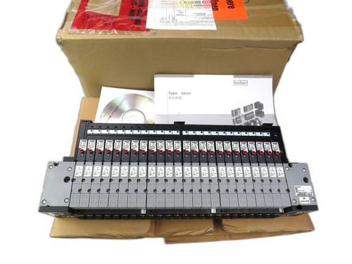 BURKERT 00183055 8640 valve block 24 x bank 6524 New | eBay