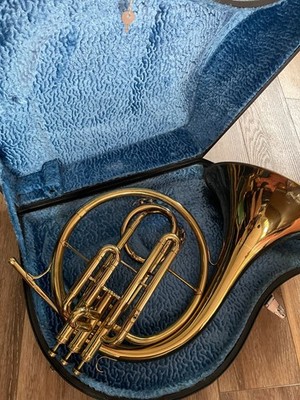 Vintage Pan American Circular Alto Horn With Case and mouthpiece-Made ...