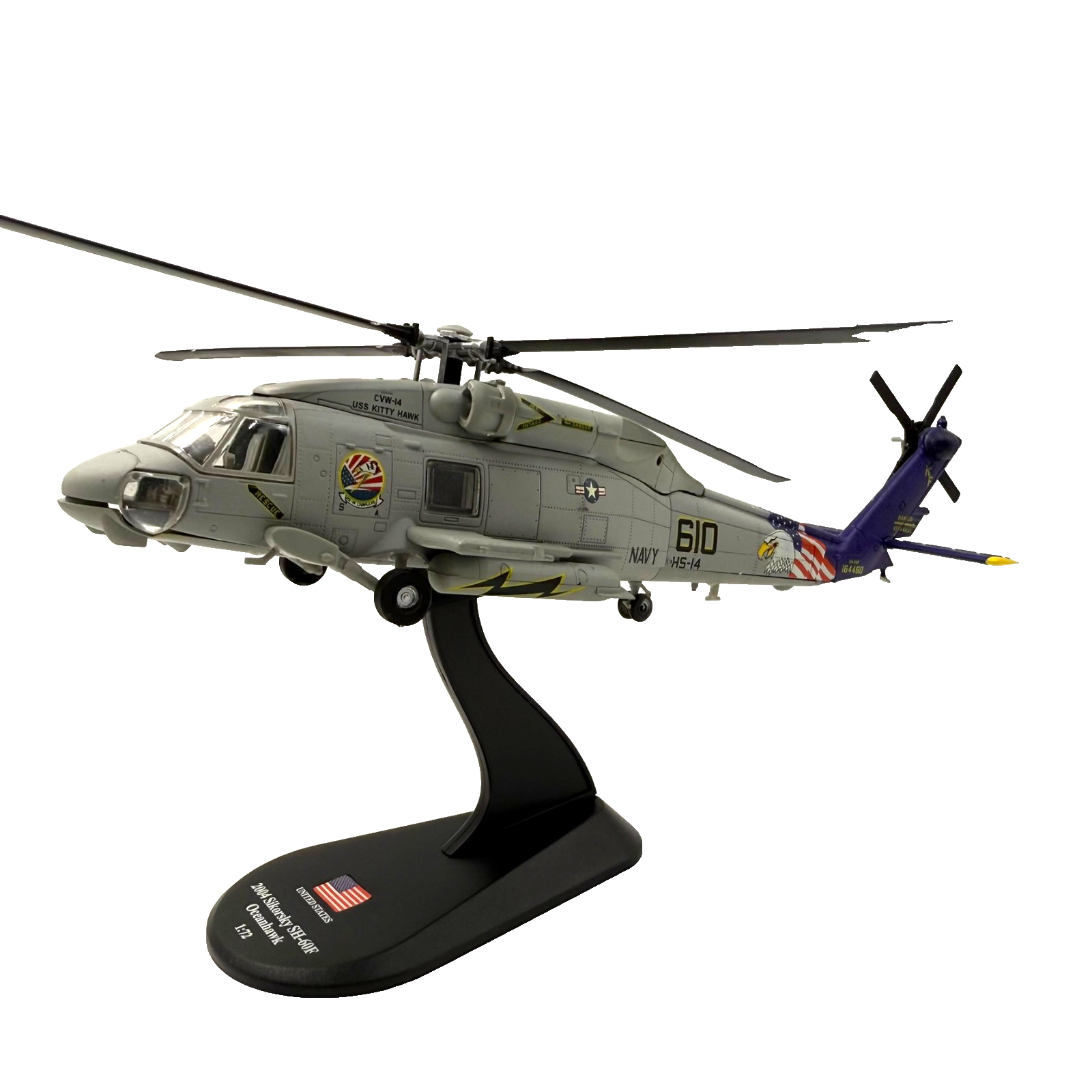 Sikorsky SH-60F Oceanhawk 2004 Helicopter Diecast 1/72 US MIlitary by ...