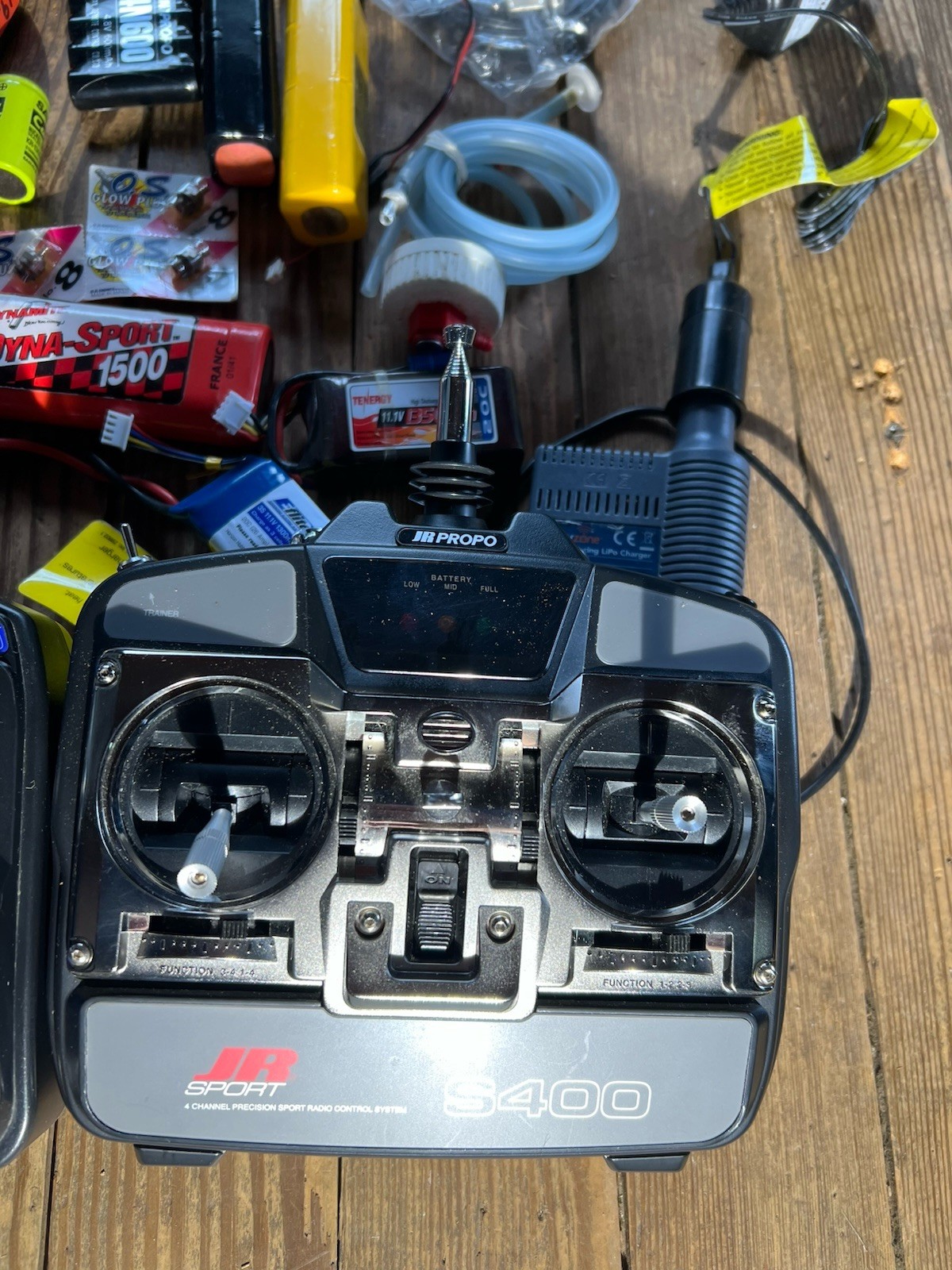 RC Airplane Controllers Lot + Parts + Hard Case + Batteries + More | eBay