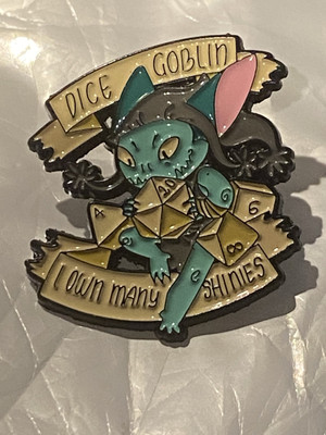 DnD Dice Goblin Funny Enamel Pins | eBay