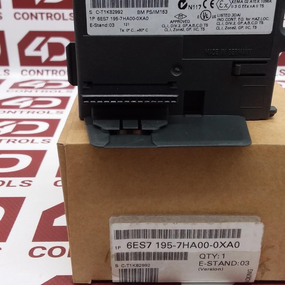 6ES7195-7HA00-0XA0 | Siemens | SIMATIC ET200M | Active Bus Module ...