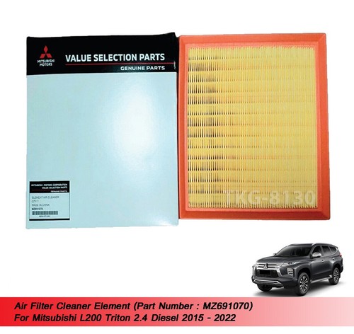 Pulitore filtro aria MZ691070 per Mitsubishi L200 Triton 2.4 Diesel 15 ...