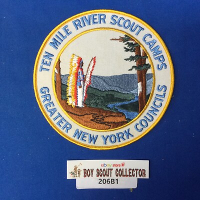 Boy Scout Camp Jacket Patch Ten Mile River Scout Camp Greater NY ...
