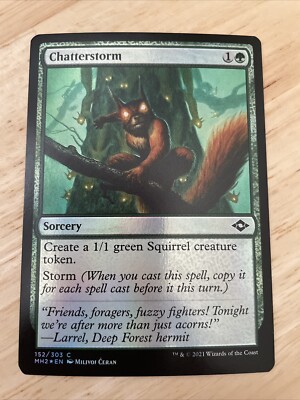 MTG Chatterstorm Modern Horizons 2 #152/303 FOIL Common NM/M | eBay