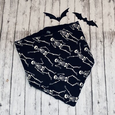 Scary Spooky Skeletons Skulls Baby Bandana Bib | eBay