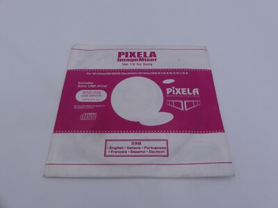 PIXELA Image Mixer CD Version 1.0 For Sony Windows / Mac + USB Driver | eBay