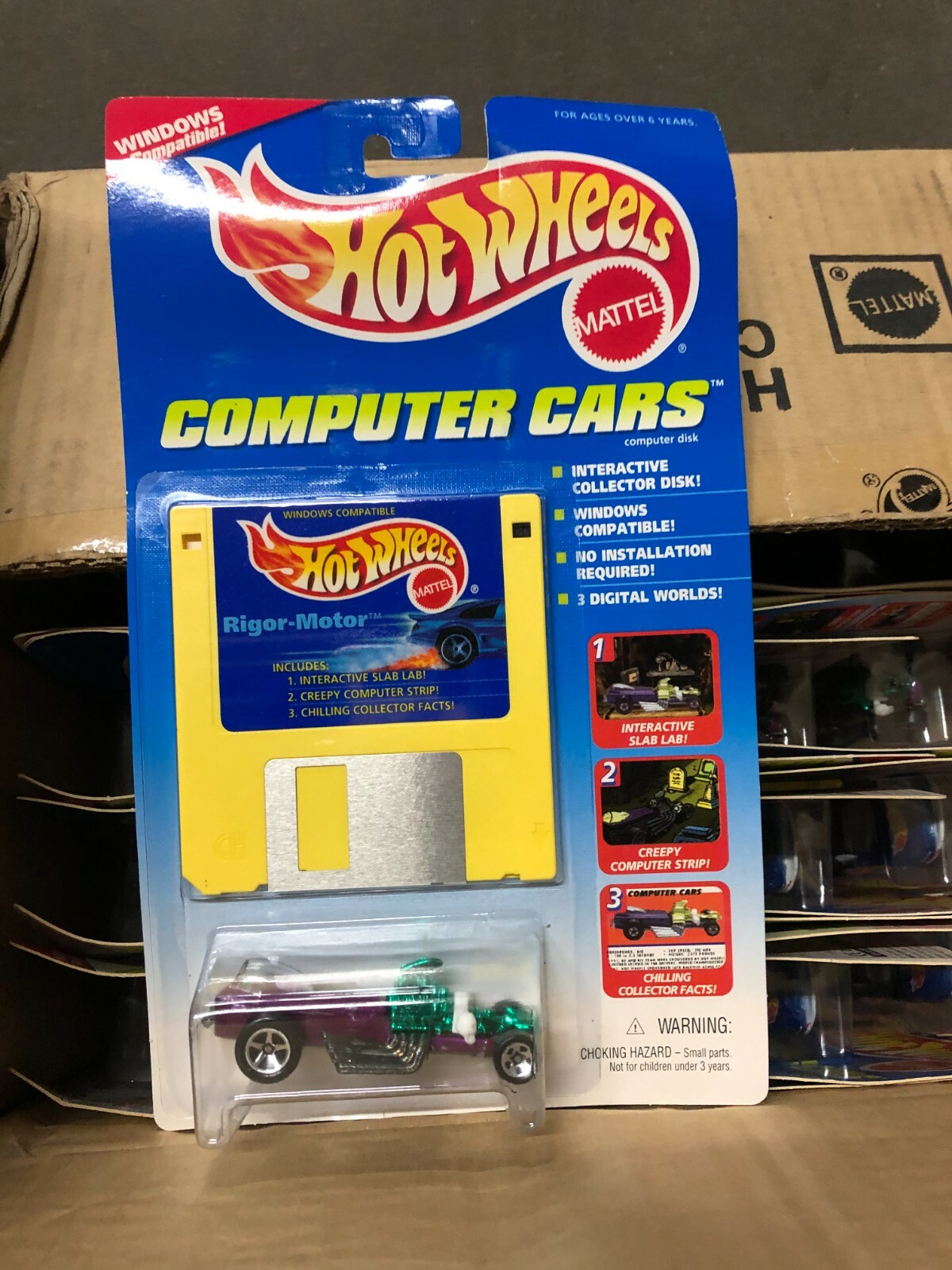 Unsealed Factory Case Of 24 Hot Wheels Computer Cars 15459-9993AA ...