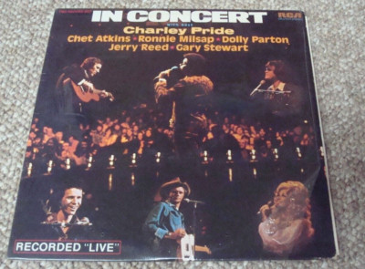 In Concert with Host Charley Pride, Dolly Parton, Chet Atkins Vinyl 2 ...