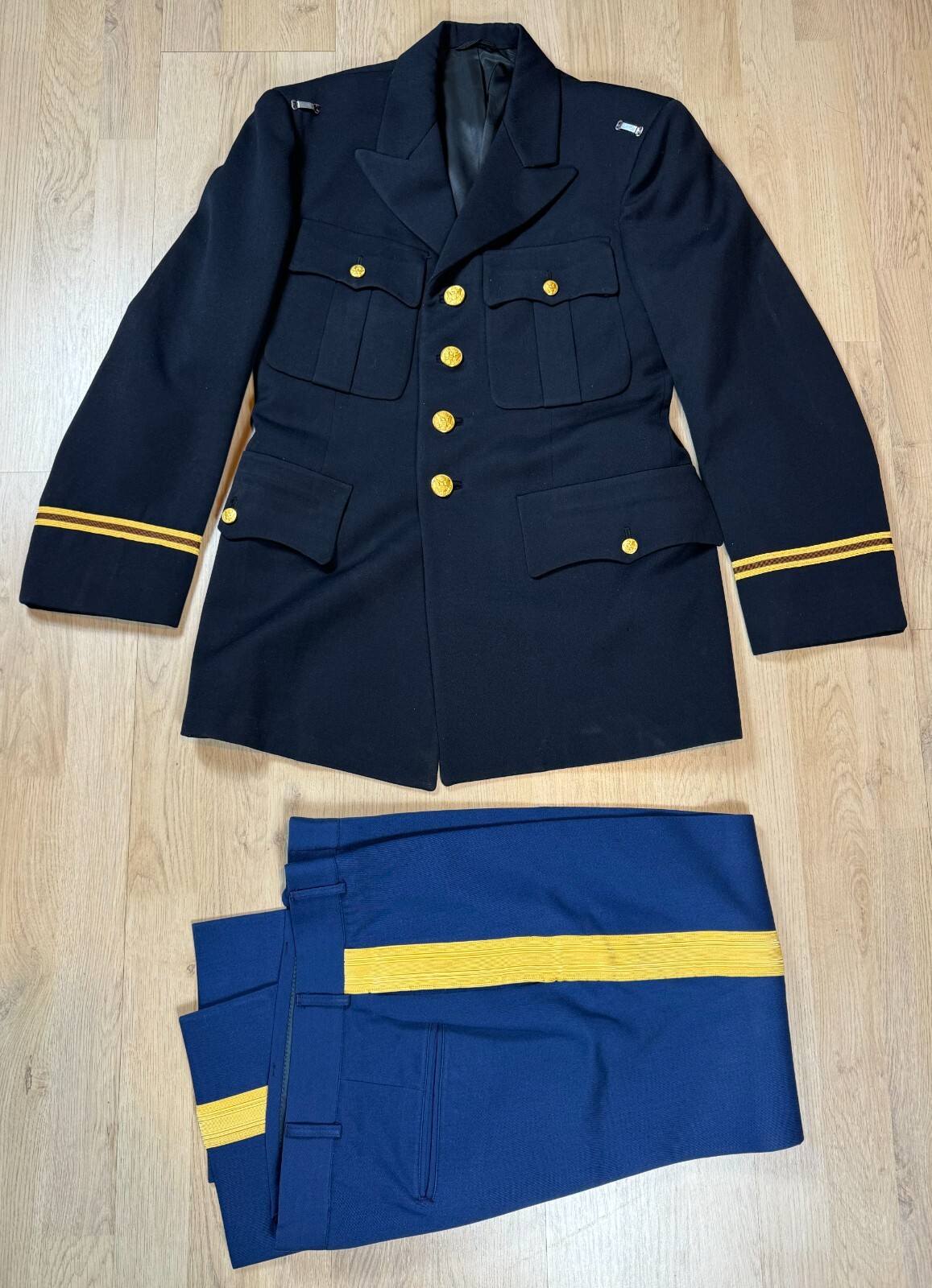 Vintage US Army Officer Service Dress Blues Jacket Slacks Uniform ...