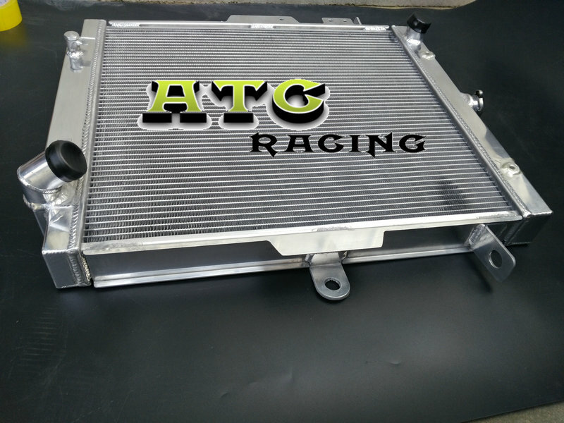 Aluminum Radiator+Fan for TOYOTA Landcruiser HDJ78 HDJ79 HZJ78 HZJ79 ...