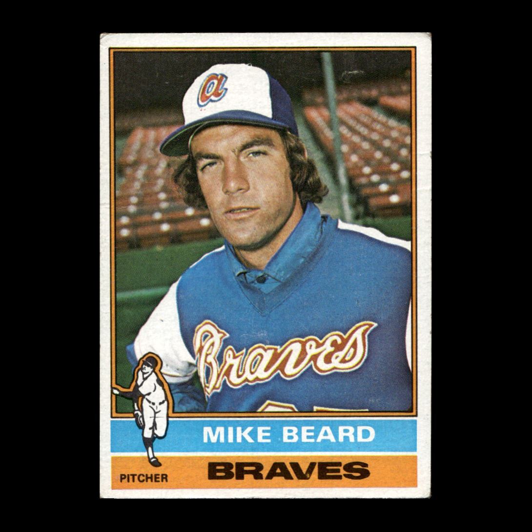 Mike Beard 1976 Topps Rookie Atlanta Braves #53 Set Break Filler! | eBay