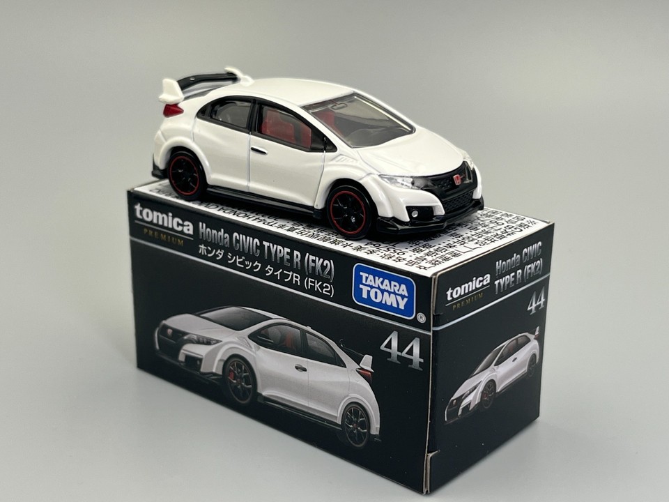 Honda Civic Type R White FK2 Hatchback 1/64 scale Tomica Premium #44 | eBay