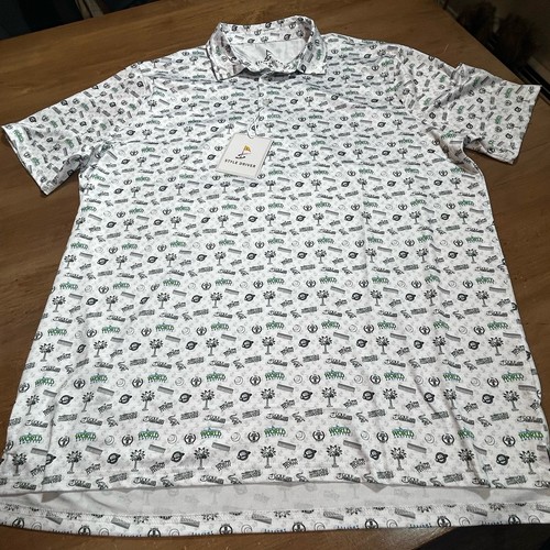 LIV Golf Style Driver Men's AOP Polo Shirt Size XL World Amateur ...