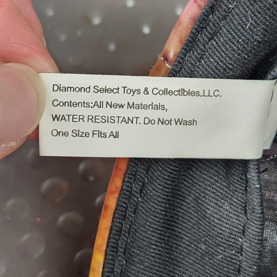 Back to the Future Hat Cap Strap Back Iridescent Rainbow Marty McFly ...