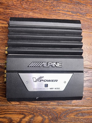 ALPINE MONO POWER AMPLIFIER MRP-M350 | eBay