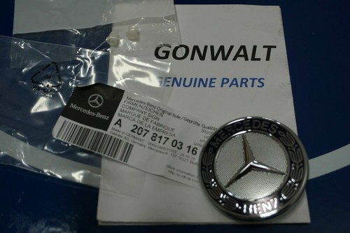 Mercedes Benz Genuine Hood Flat Badge Emblem Bonnet G550 GLC300 OE ...
