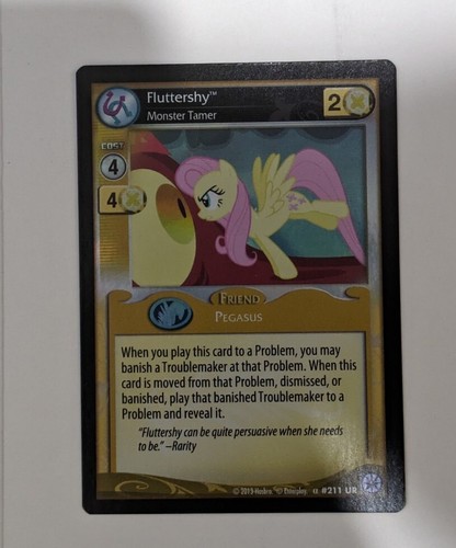 FLUTTERSHY Monster Tamer / MLP CCG Premiere / #211 UR / NM / Ultra Rare ...