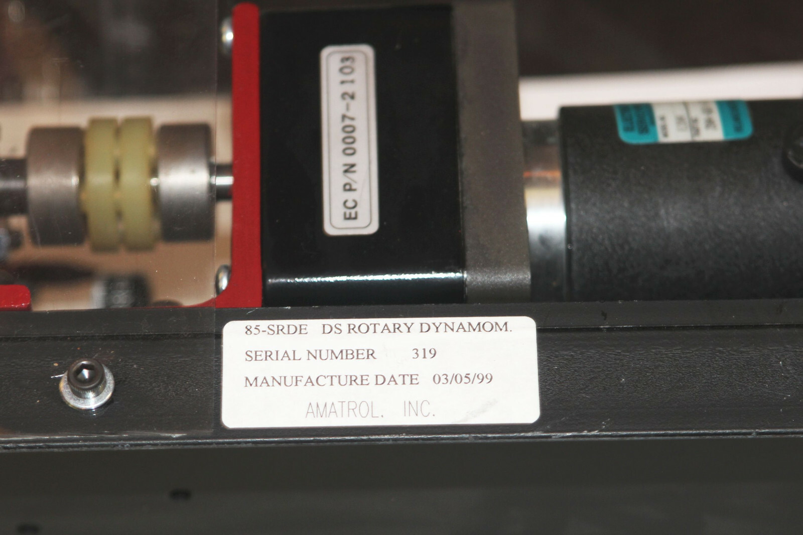 Amatrol 85-SRDE DS Rotary Dynamometer Electronic Sensor Training Servo ...