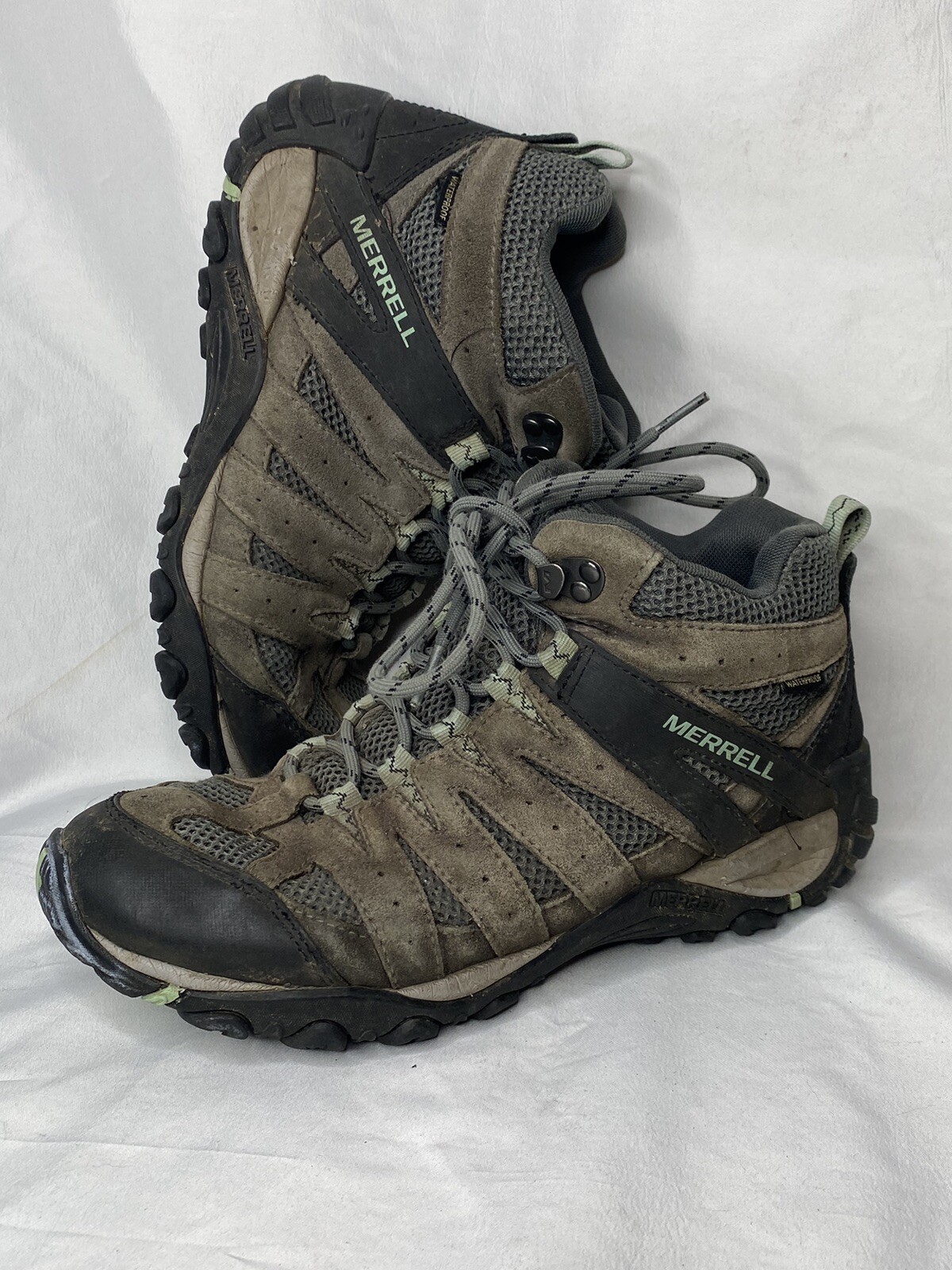 Merrell Accentor 2 Hiking Boots Women's Size 10 Mid Gray Waterproof ...