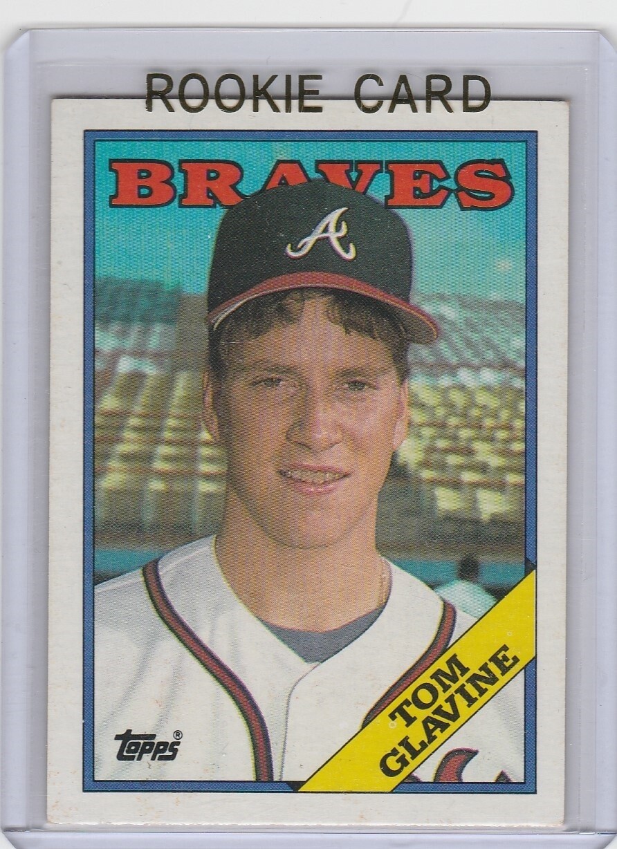 TOM GLAVINE ROOKIE CARD 1988 Topps Baseball RC ATLANTA BRAVES | eBay