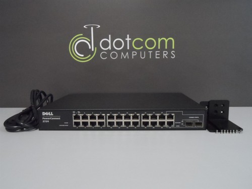 Dell powerconnect 2724 Gb 24 Ports Network Switch AS IS See Desc. Rack ...