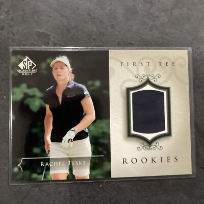 2004 UPPER DECK SP SIGNATURE FIRST TEE ROOKIE SHIRT CARD RACHEL TESKE ...