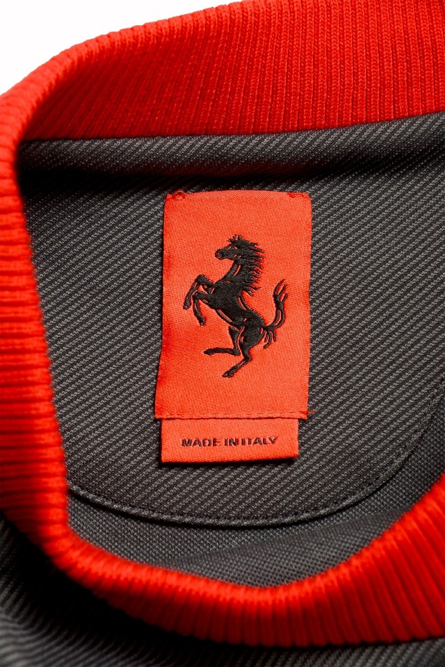 Scuderia Ferrari Men's "Cotton" Striped Crewneck Sweater Sweatshirt | eBay