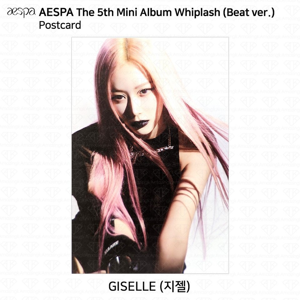 Aespa 5th Mini Album Whiplash Official Photocard Beat Speed Smini ...
