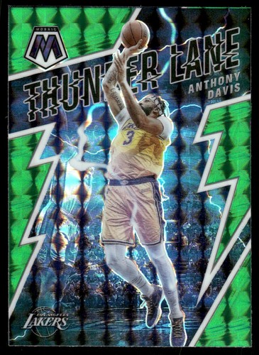 Anthony Davis Lakers #3 2022-23 Panini Mosaic Green Thunder Lane ...