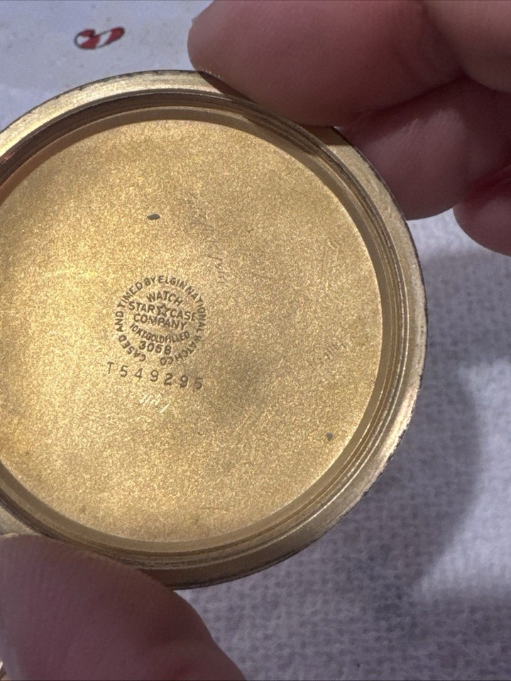 Elgin B.W. Raymond 10k Gold Filled 21j Pocketwatch 571 - Runs - | eBay