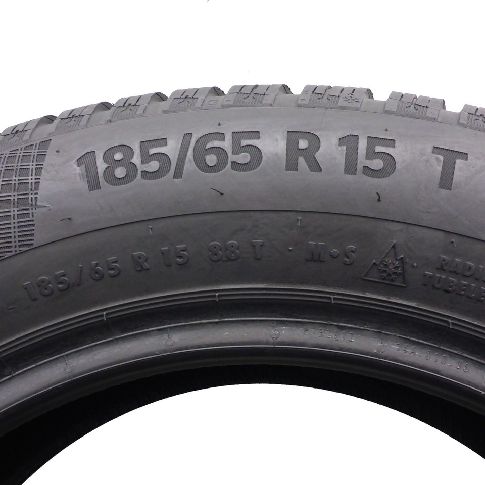 185 65 15 2x CONTINENTAL 185/65 R15 88T Pneumatici Invernali TS860 2017 ...