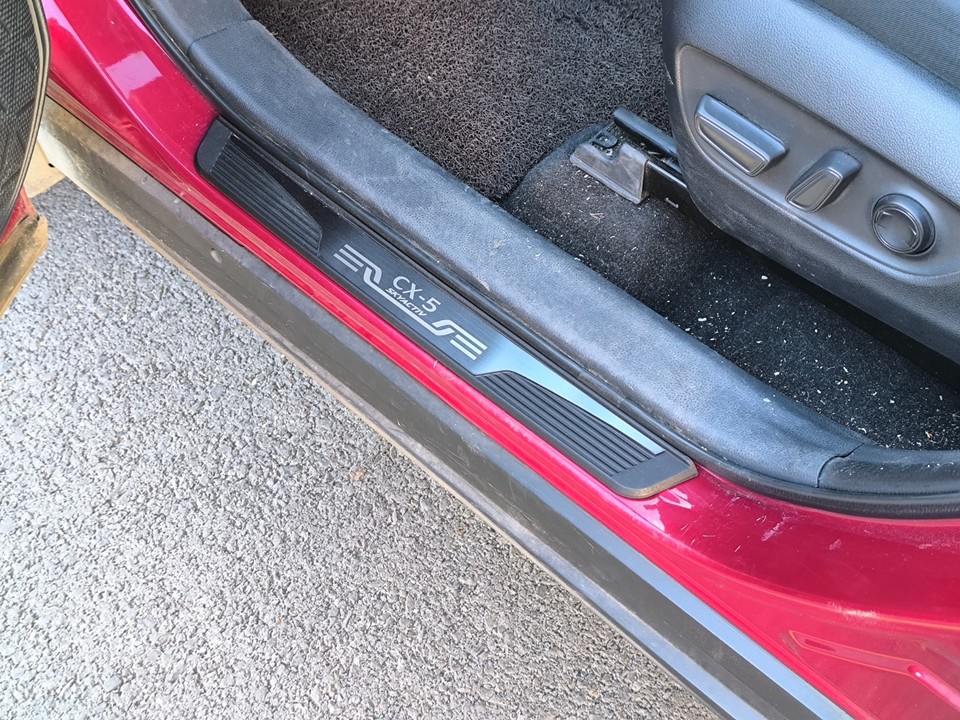 For Mazda CX-5 Car Accessories Door Sill Cover Scuff Plate Protector ...