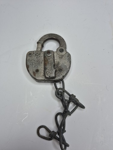 Vtg Adlake AT & SFRY-S Railway Padlock Adlake Railroad Lock Antique RR ...
