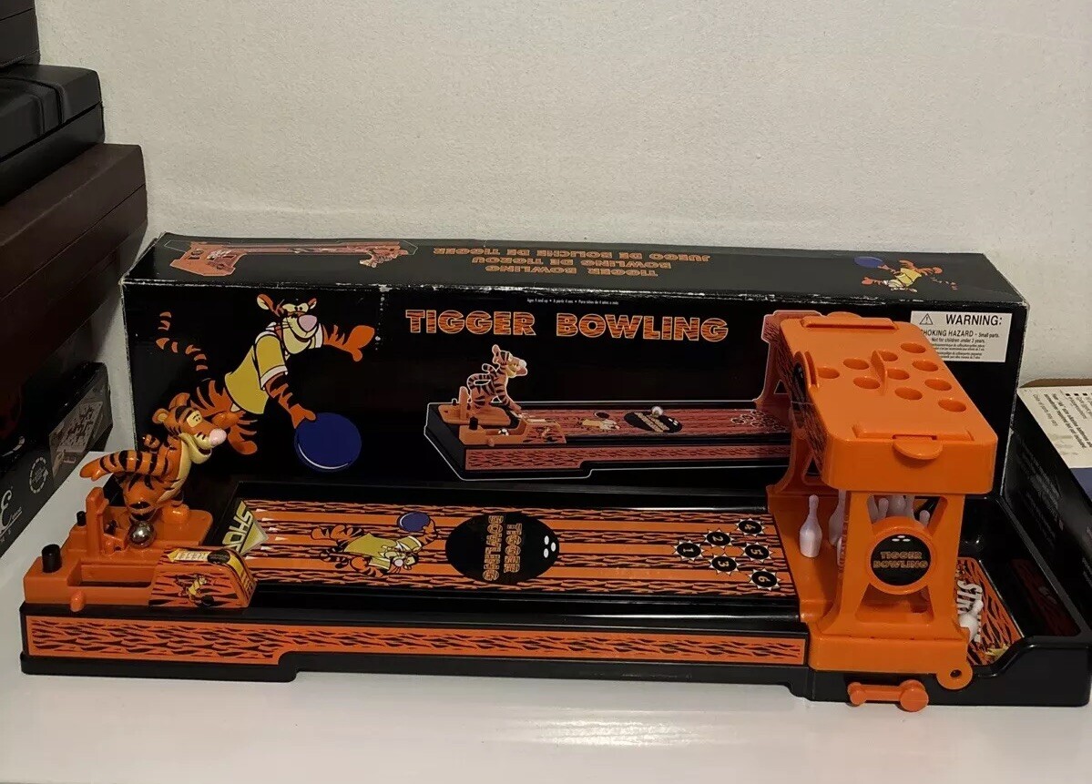 Tigger Bowling Table Top Game Complete Disney Store Winnie The Pooh ...