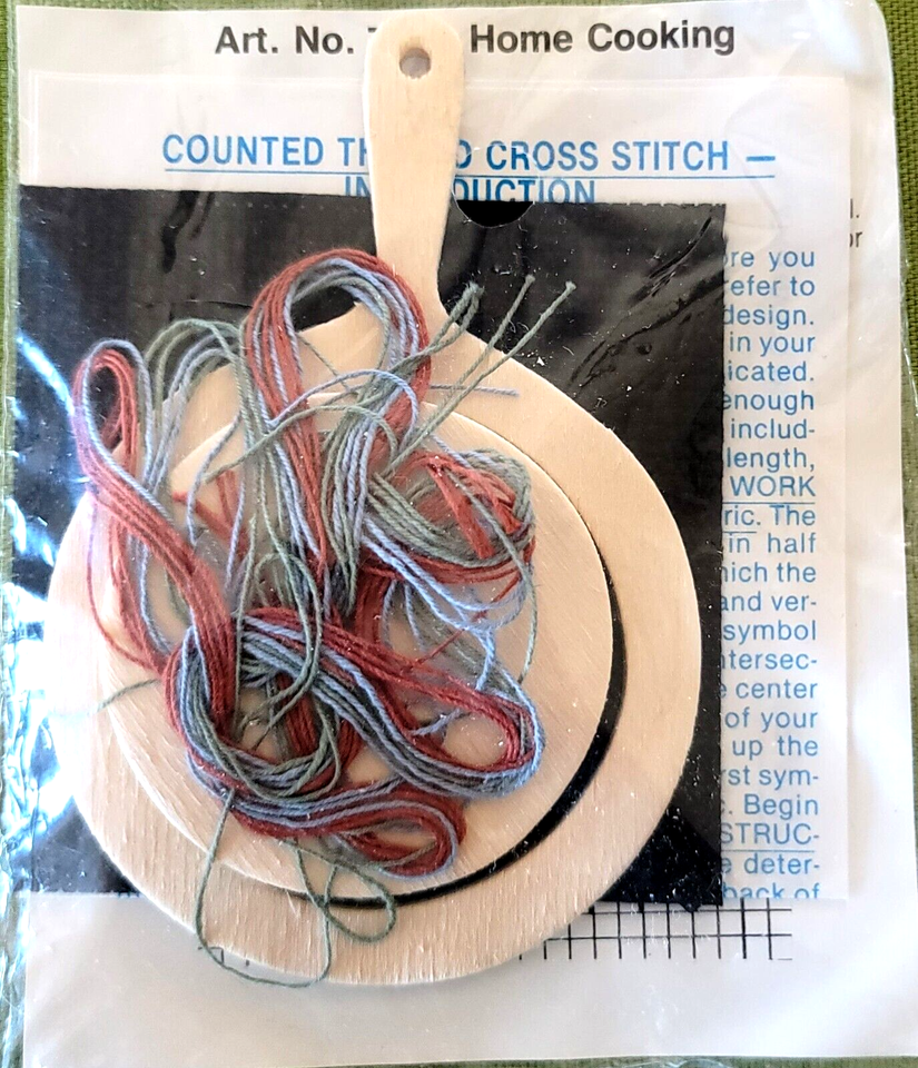 Stitch N Frame Home Cooking Mini Counted Cross Stitch Kit Needle Magic #706 New | eBay