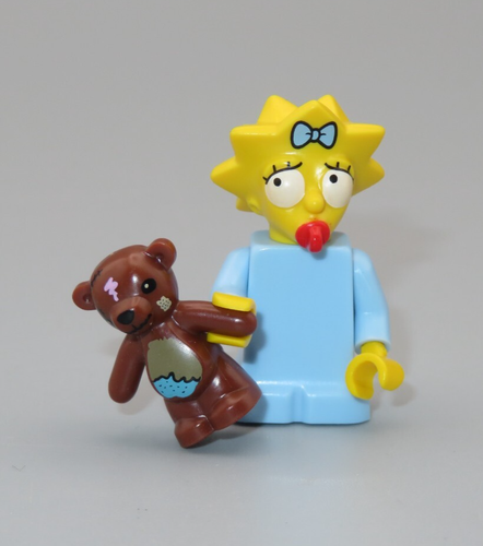 LEGO Simpsons Maggie Simpson teddy bear CMF Collectible Series 1 | eBay