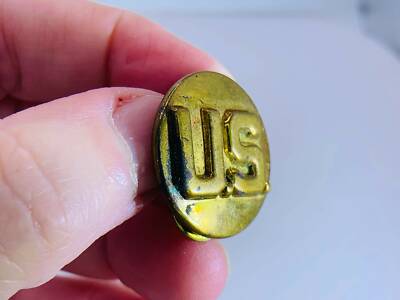 US World War II Military Memorabilia Vintage Gold Tack Pin V-5444 AS IS ...