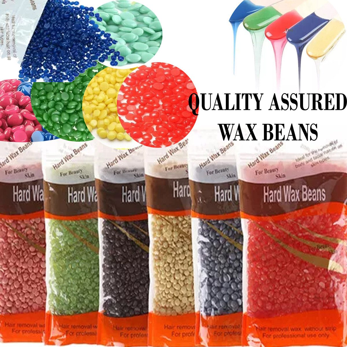 Hard Wax Bean Filming Beads Beans Pellets Hair Removal Waxing Beads ...