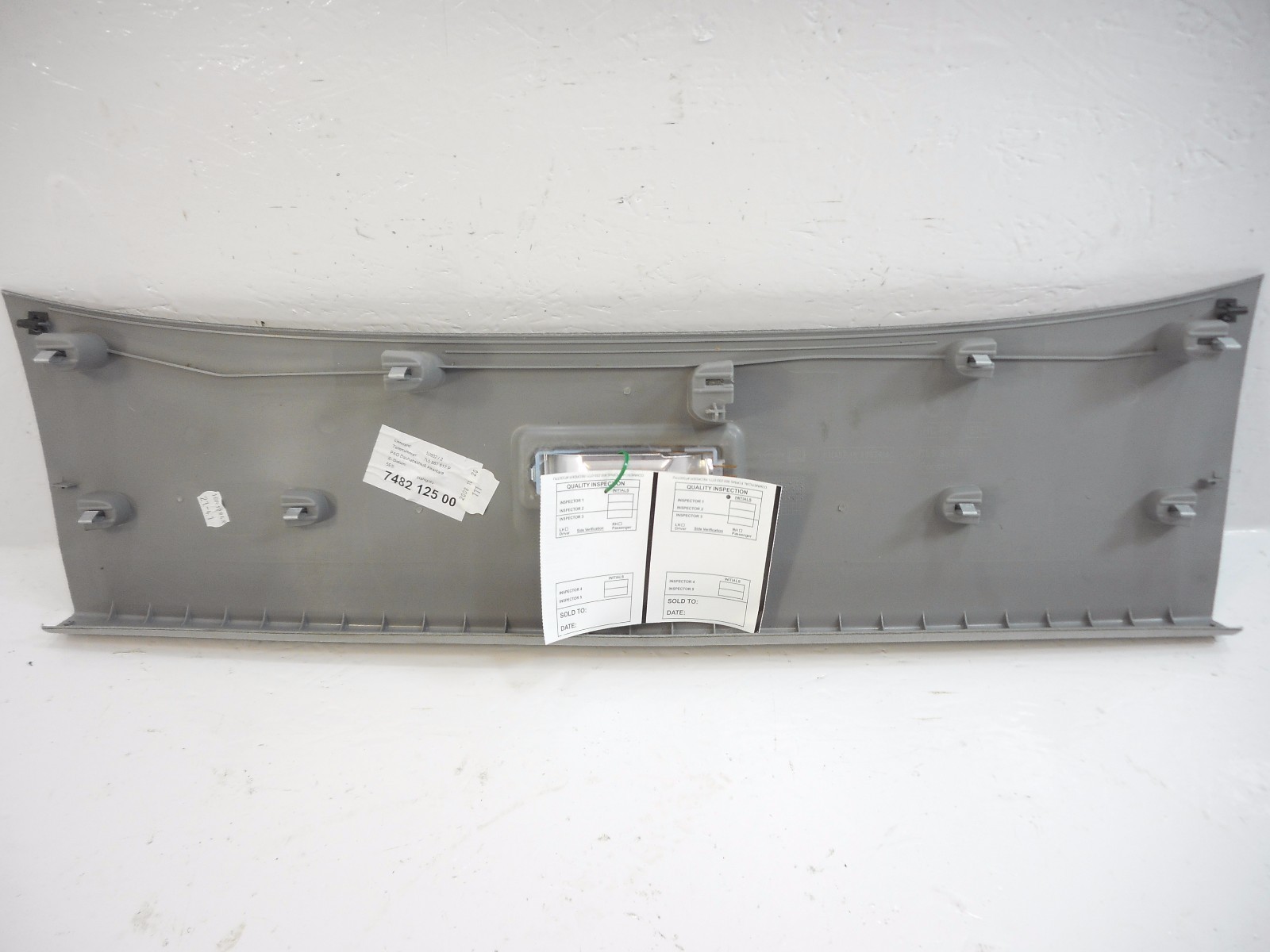 09 Porsche Cayenne S 957 Rear Headliner Trim Panel Grey Alcantara OEM W ...