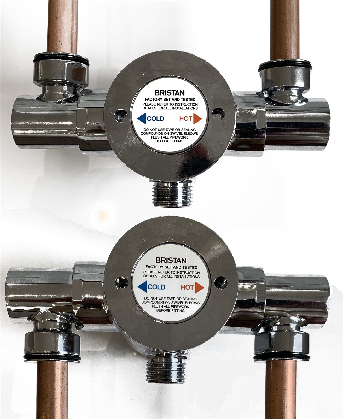 Bristan MINI2 TS1203 EH C OPAC Thermostatic Exposed Mini Valve - Chrome ...