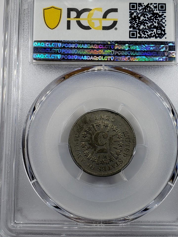 1866 w/Rays Shield nickel, PCGS AU58 | eBay