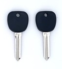 (2 Pack) Uncut PK3 Stamped Transponder Key B106-P T5 ID13 Chip for GM ...
