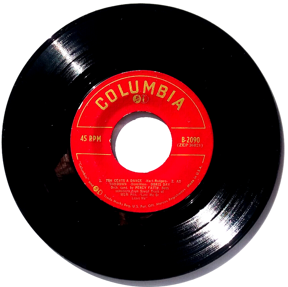 DORIS DAY - Love Me Or Leave Me - Vinyl 45rpm 1955 Columbia B-2090 ...