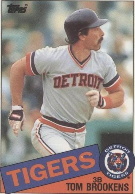 1985 Topps - Tom Brookens #512 Collector's Edition (Tiffany) for sale ...