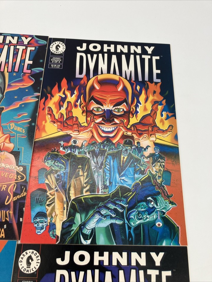 JOHNNY DYNAMITE - Dark Horse, Lot of 1-4 Complete, Max Allan Collins ...