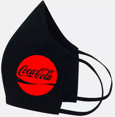 Coca Cola - Face Mask Cover Fashion 2 Layers + Pocket Custom Made in US ...