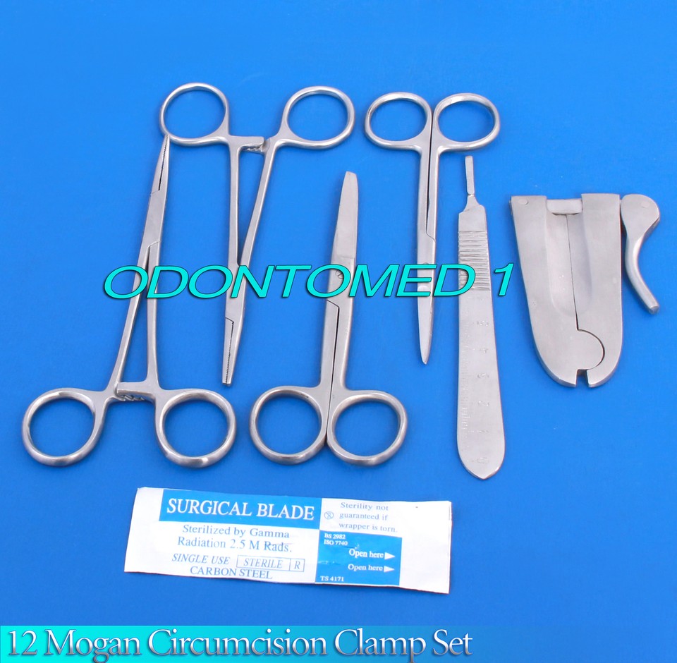 12 Mogan Circumcision Clamp Set Instruments Surgical Urology Perfect ...